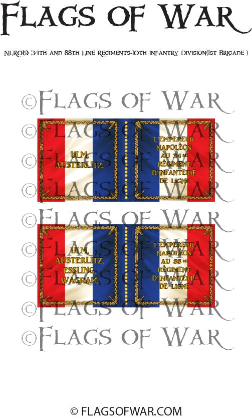 NLR019 34th and 88th Line Regiments-10th Infantry Division(1st Brigade ...