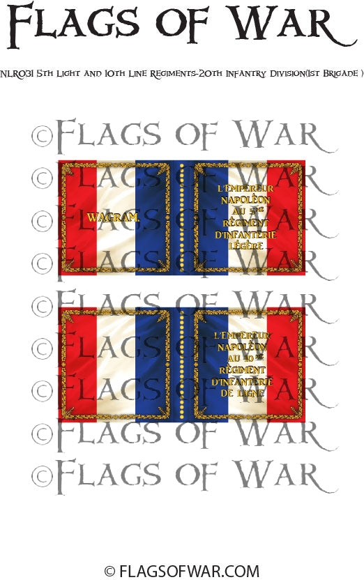 NLR031 5th Light and 10th Line Regiments-20th Infantry Division(1st Br ...