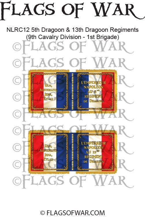 NAPF-1815-C-12 5th Dragoon & 13th Dragoon Regiments (9th Cavalry Divis ...
