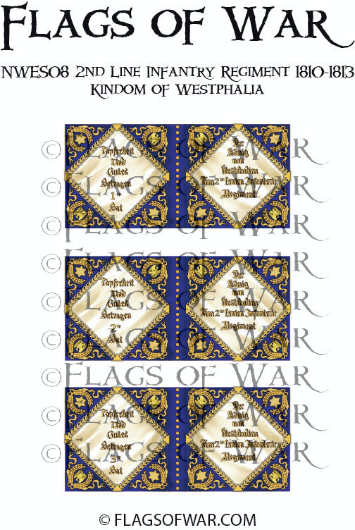 NWES08 2nd Line Infantry Regiment 1810-1813 – Flags of War