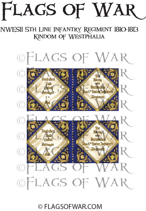 NWES11 5th Line Infantry Regiment 1810-1813 – Flags of War