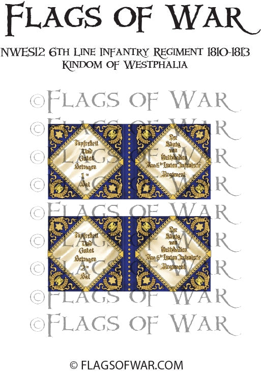 NWES12 6th Line Infantry Regiment 1810-1813 – Flags of War