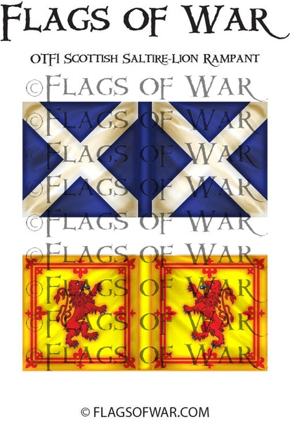 OTF01 Scottish Saltire-Lion Rampant – Flags of War