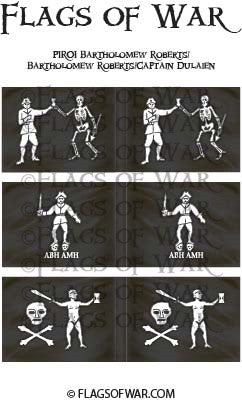 PIR01 Bartholomew Roberts-Bartholomew Roberts-Captain Dulaien – Flags ...