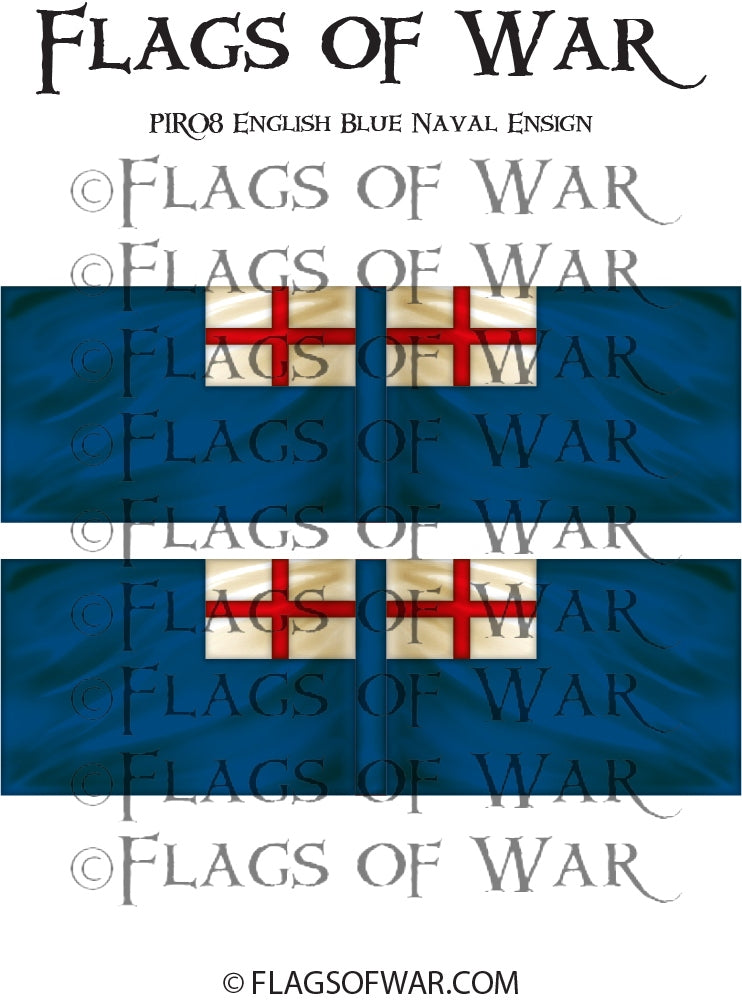 PIR08 English Blue Naval Ensign – Flags of War