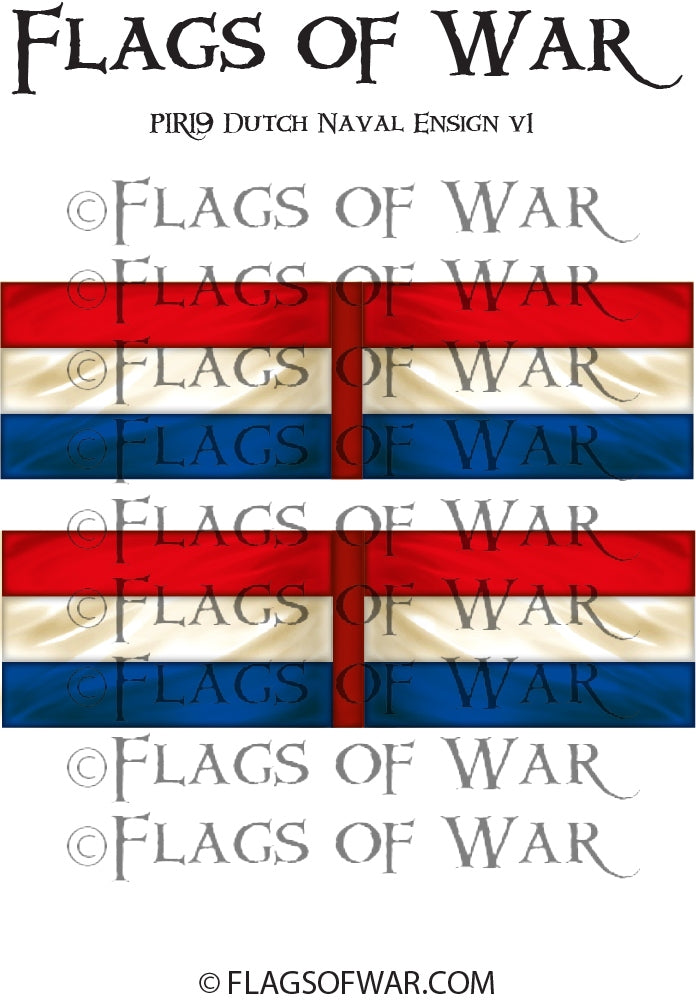 PIR19 Dutch Naval Ensign v1 – Flags of War