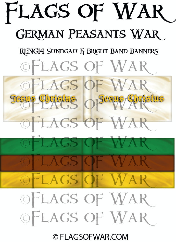 RENG14 Sundgau & Bright Band Banners – Flags of War