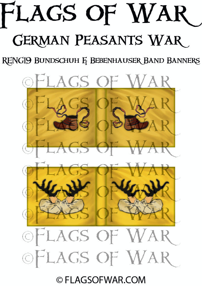RENG19 Bundschuh & Bebenhauser Band Banners – Flags of War