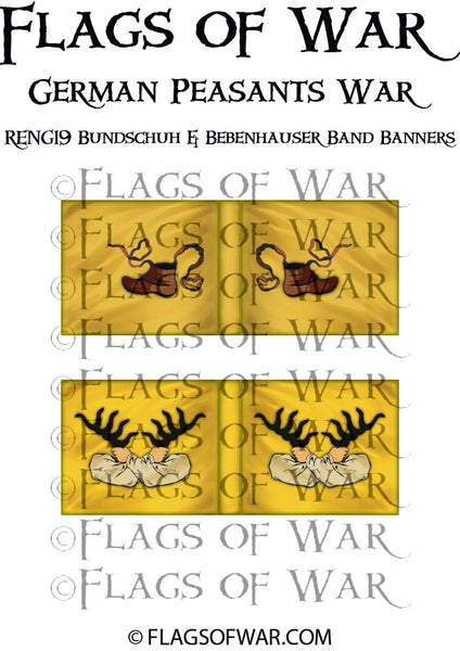 RENG19 Bundschuh & Bebenhauser Band Banners – Flags of War