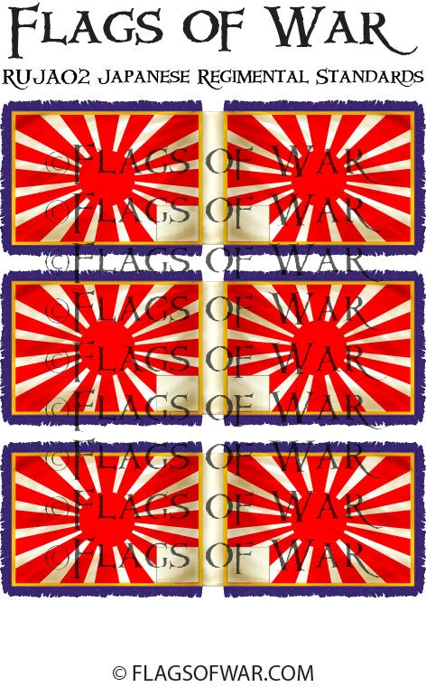 RUJA02 Japanese Regimental Standards – Flags of War