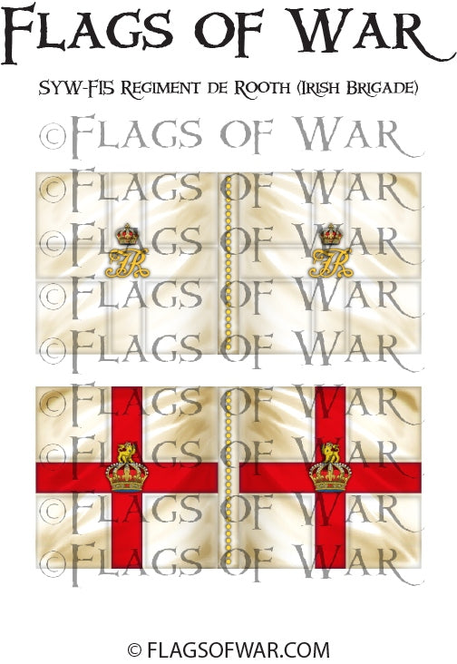 SYW-F15 Regiment de Rooth (Irish Brigade) – Flags of War
