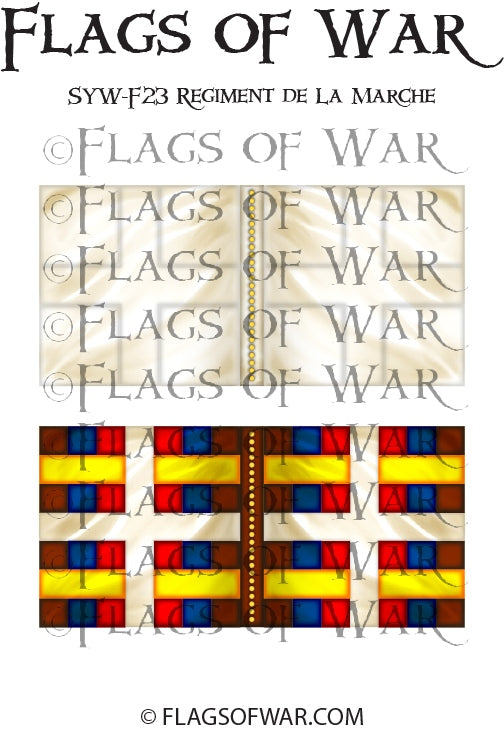 SYW-F23 Regiment de La Marche – Flags of War