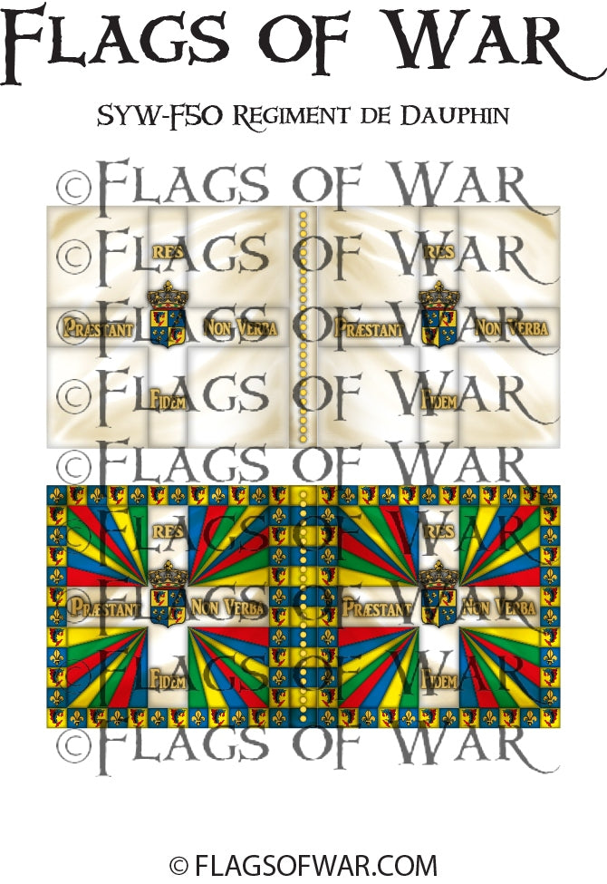 SYW-F50 Regiment de Dauphin – Flags of War