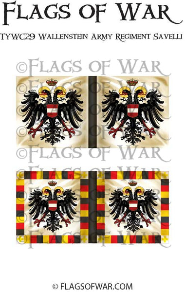 TYWC29 Wallenstein Army Regiment Savelli – Flags of War