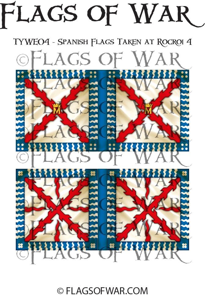 TYWE04 - Spanish Tercio Flags Taken at Rocroi 1643 4 – Flags of War