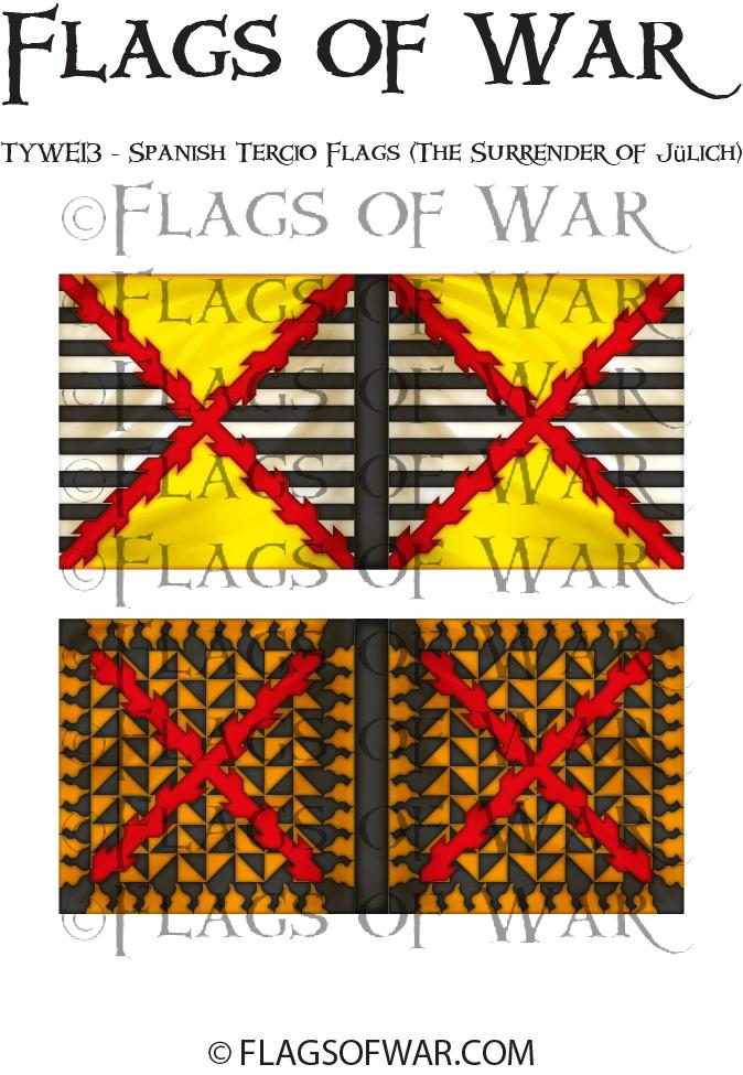 TYWE13 - Spanish Tercio Flags (The Surrender of Jülich) – Flags of War
