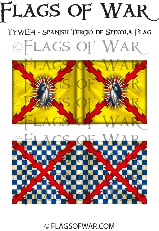 TYWE14 - Spanish Tercio de Spinola Flag – Flags of War
