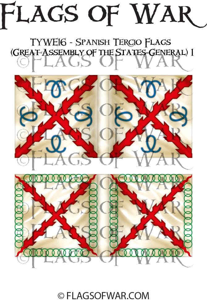 TYWE16 - Spanish Tercio Flags (Great Assembly of the States-General) 1 ...