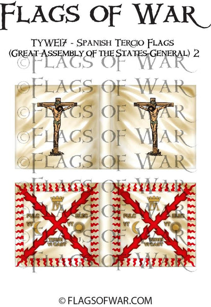 TYWE17 - Spanish Tercio Flags (Great Assembly of the States-General) 2 ...