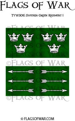 TYWS06 Swedish Green Regiment 1 – Flags of War