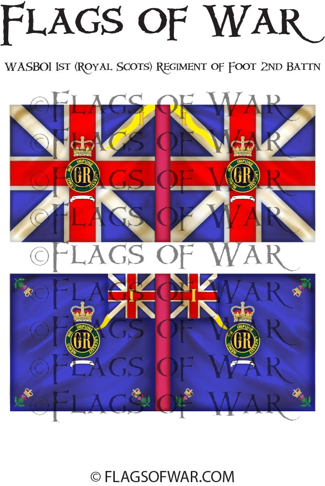WASB01 1st (Royal Scots) Regiment of Foot 2nd Battn – Flags of War