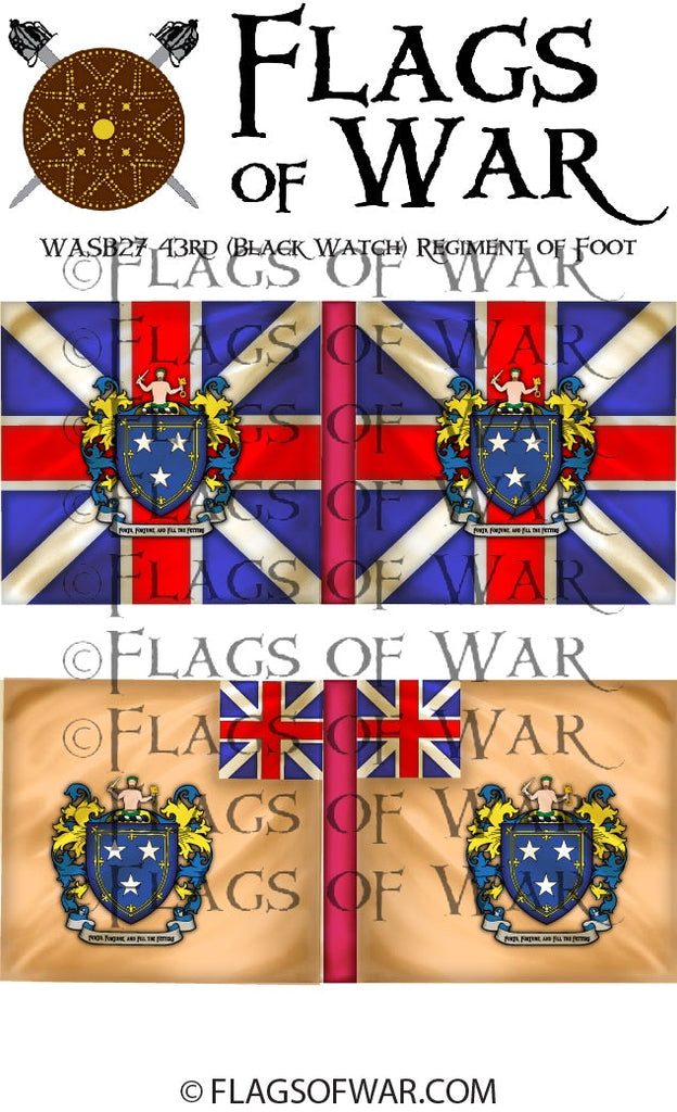 WASB27 43rd (Black Watch) Regiment of Foot – Flags of War