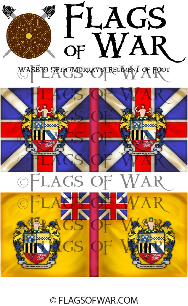 WASB39 57th (Murray's) Regiment of Foot – Flags of War
