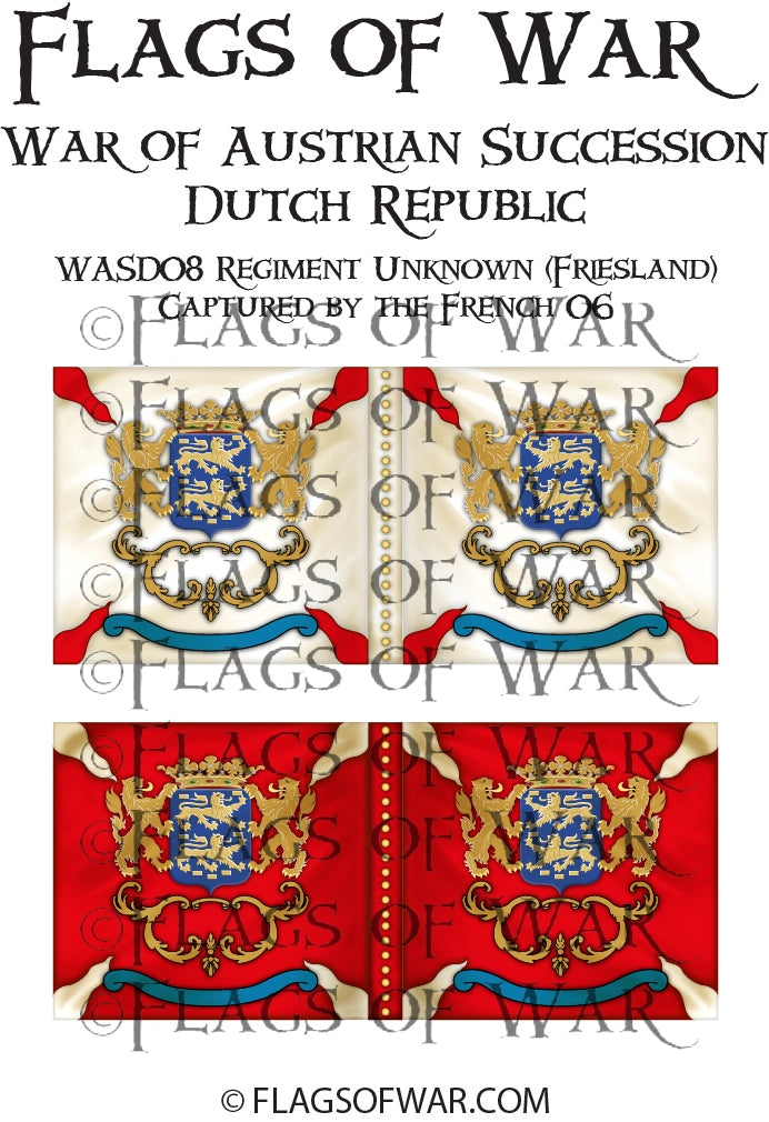 WASD08 Regiment Unknown (Friesland) Captured by the French 06 – Flags ...