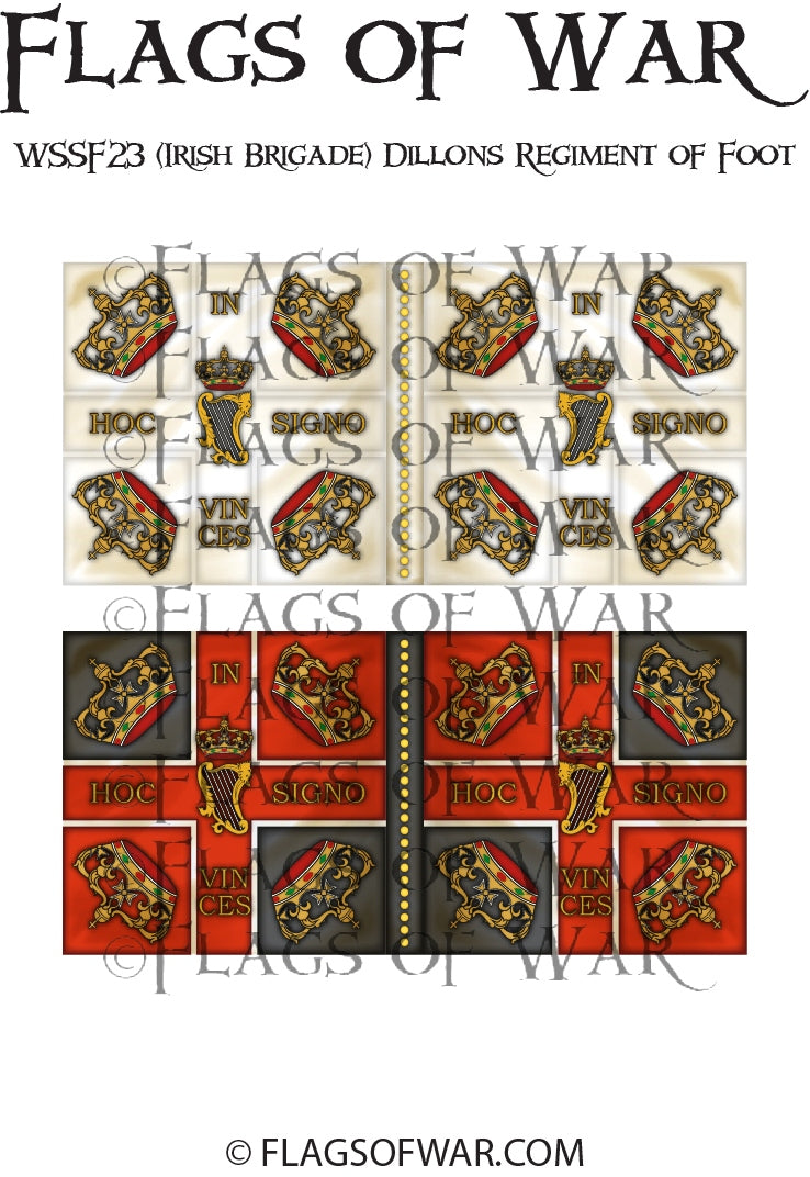 WSSF23 (Irish Brigade) Dillons Regiment of Foot – Flags of War
